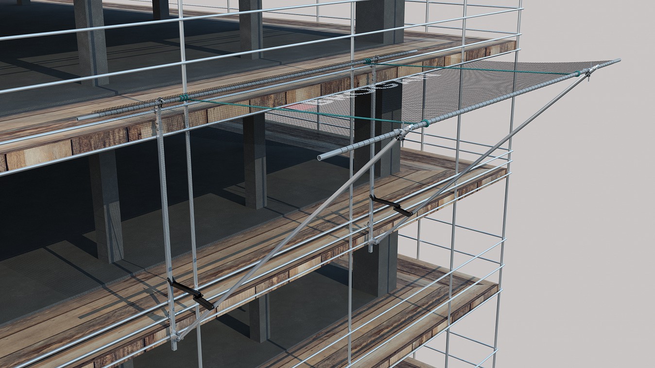 Accurate Safety Fan Net For Scaffolding® 4m x 3.1m