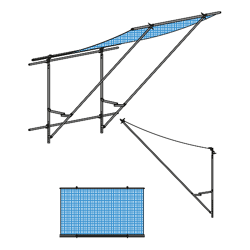 Accurate Safety Fan Net For Scaffolding® 4m x 3.1m